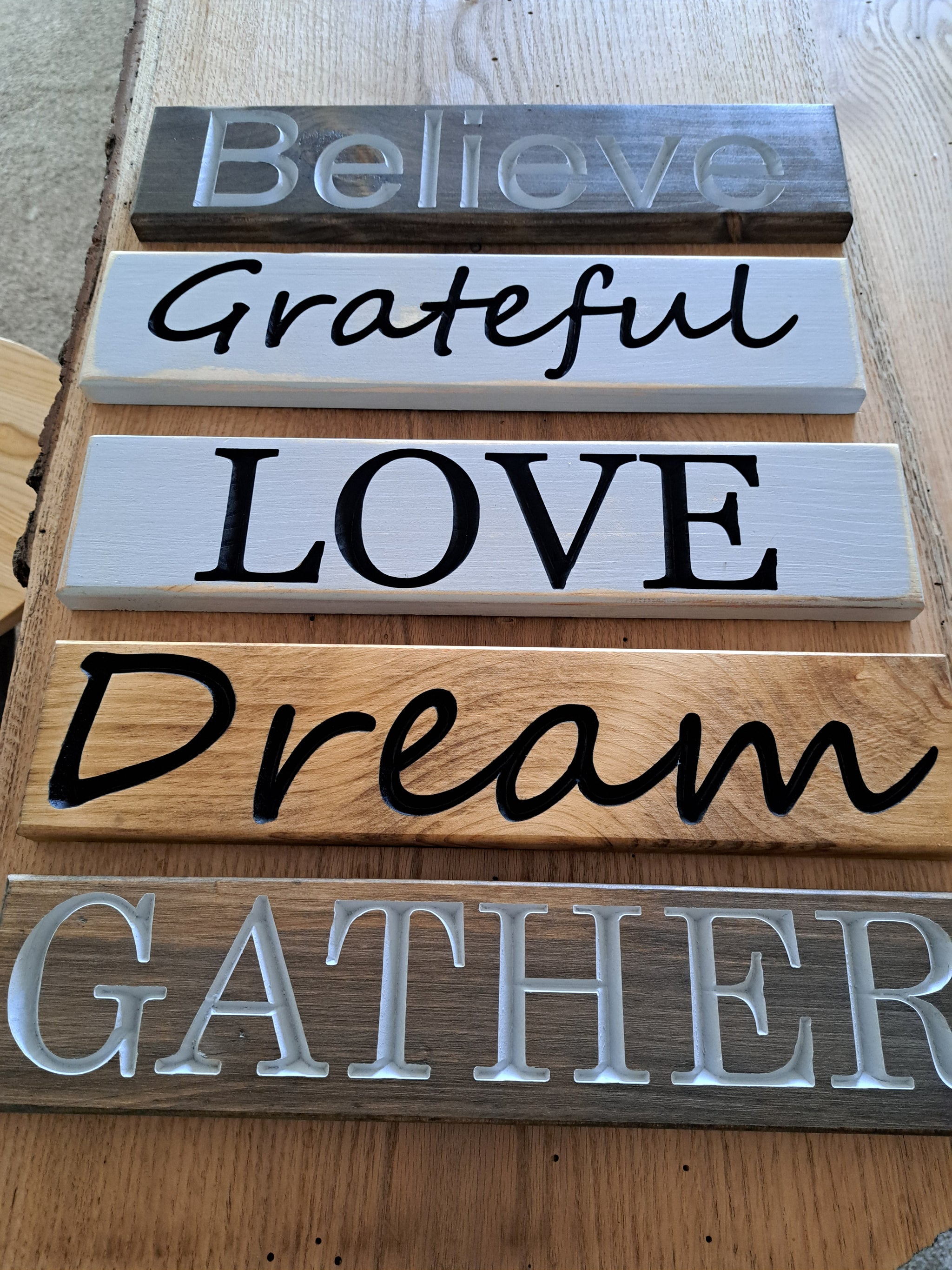 Carved Wood Signs – Rustic Brook Farm
