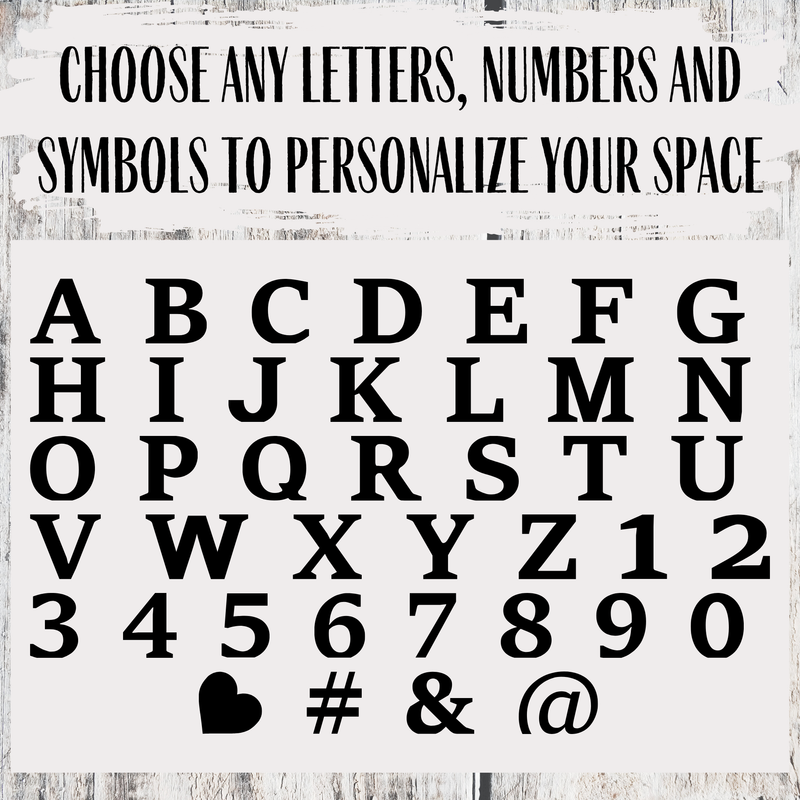 Farmhouse Wood Slat Letters - Light Pine – Rustic Brook Farm